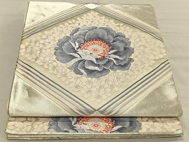 ■■■　サイズ　■■■ 長さ 422cm 幅 30cm程 ■■■　商品詳細　■■■ 【正絹・芯なし】 詳細に関しましては、画像をご確認ください。 大変上質な逸品になります。 お安く出品致しますので、是非この機会にいかがでしょうか？ ■■■　...