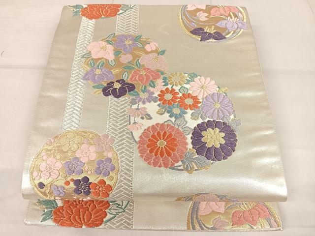 ■■■　サイズ　■■■ 長さ 432cm 幅 30.5cm程 ■■■　商品詳細　■■■ 【正絹。・芯無し】 詳細に関しましては、画像をご確認ください。 大変上質な逸品になります。 お安く出品致しますので、是非この機会にいかがでしょうか？ ※...
