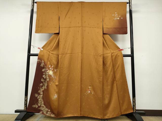 ■■■　サイズ　■■■ 身丈 159cm（肩から） 裄丈 64cm 袖丈 48cm　縫込み 5cm 袖幅 33.5cm 前幅 24cm 後幅 30cm 着物縫いこみ 内揚げ 9cm 裄 お袖側 約2cm　身頃側 約3cm ■■■　商品詳細　...