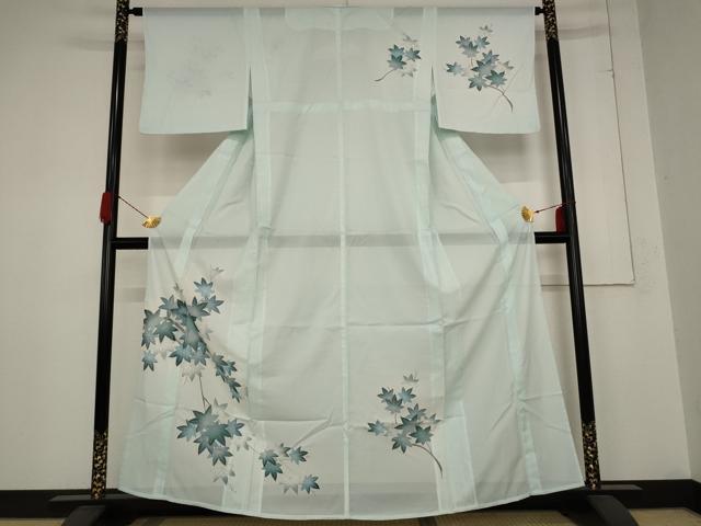 ■■■　サイズ　■■■ 身丈 160cm（肩から） 裄丈 63cm 袖丈 45cm　縫込み 6cm 袖幅 33cm 前幅 22.5cm 後幅 29cm 着物縫いこみ 内揚げ 0cm 裄 お袖側 約1cm　身頃側 約3cm ■■■　商品詳細　...