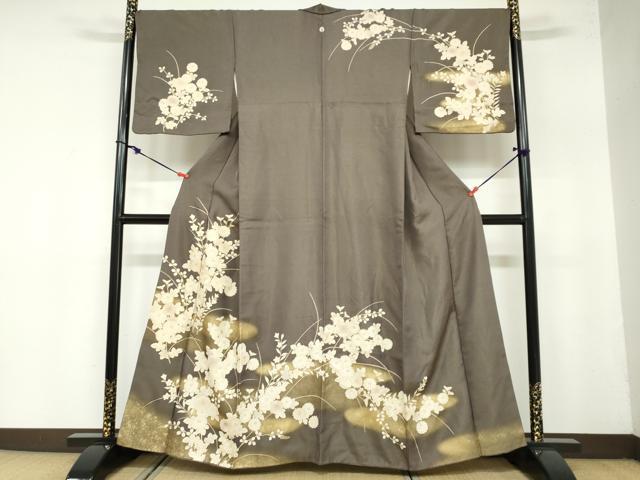 ■■■　サイズ　■■■ 身丈 159cm（肩から） 裄丈 69.5cm 袖丈 48.5cm　縫込み 4cm 袖幅 36cm 前幅 24.5cm 後幅 30cm 着物縫いこみ 内揚げ 5cm 裄 お袖側 約2cm　身頃側 約2cm ■■■　商...