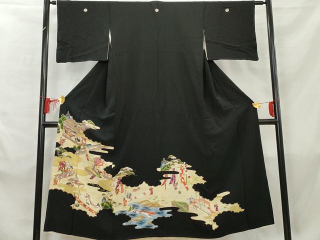 ■■■　サイズ　■■■ 身丈 148cm（肩から） 裄丈 63cm 袖丈 40.5cm　縫込み 4.5cm 袖幅 33cm 前幅 23cm 後幅 28cm 着物縫いこみ 内揚げ 9cm 裄 お袖側 約2cm　身頃側 約4cm ■■■　商品詳...