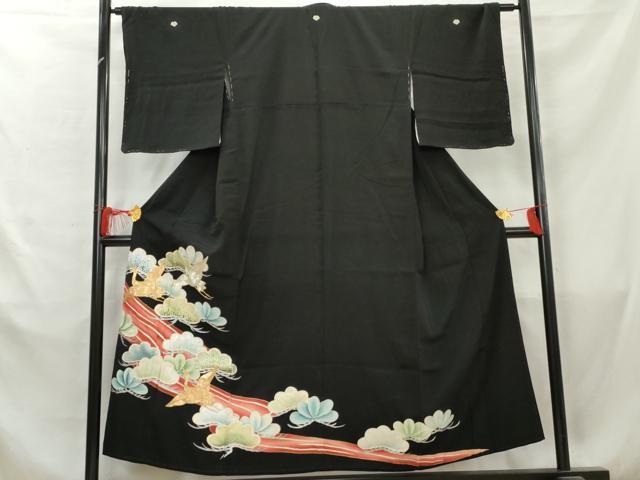 ■■■　サイズ　■■■ 身丈 151cm（肩から） 裄丈 66cm 袖丈 51cm　縫込み 6cm 袖幅 34cm 前幅 24.5cm 後幅 29.5cm 着物縫いこみ 内揚げ 0cm 裄 お袖側 約1cm　身頃側 約2cm ■■■　商品詳...