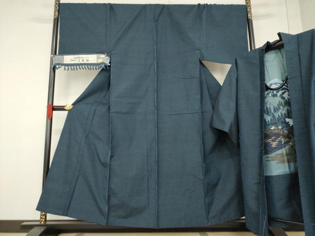 ■■■　サイズ　■■■ 【着物】 身丈 154cm（肩から） 裄丈 71cm 袖丈 49cm　縫込み 5cm 袖幅 36cm 前幅 28cm 後幅 30cm 着物縫いこみ 内揚げ 6cm 裄 お袖側 約1cm　身頃側 約0cm 【羽織】 身...