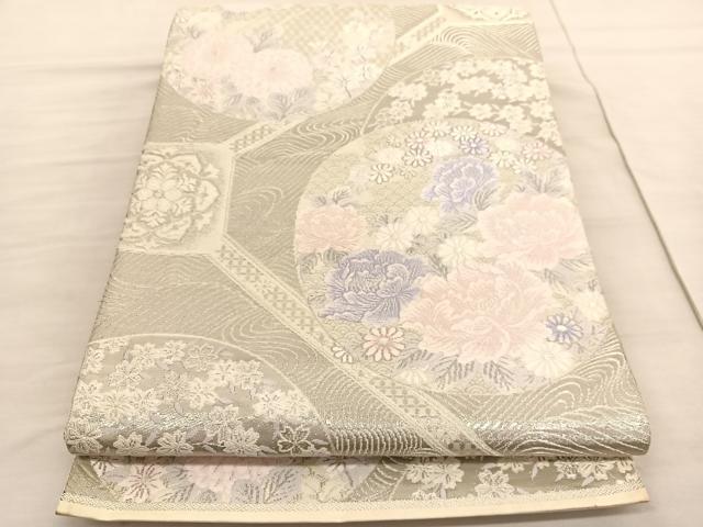■■■　サイズ　■■■ 長さ 428cm 幅 31cm程 ■■■　商品詳細　■■■ 【正絹】 詳細に関しましては、画像をご確認ください。 大変上質な逸品になります。 お安く出品致しますので、是非この機会にいかがでしょうか？ ■■■　注意事項...