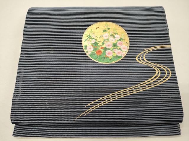 ■■■　サイズ　■■■ 長さ 380cm 幅 30.5cm程 ■■■　商品詳細　■■■ 【正絹】 状態は締めてはおりますが 特に目立ったシミ汚れなどもなく大変良い状態です。 大変上質な逸品になります。 お安く出品致しますので、是非この機会に...