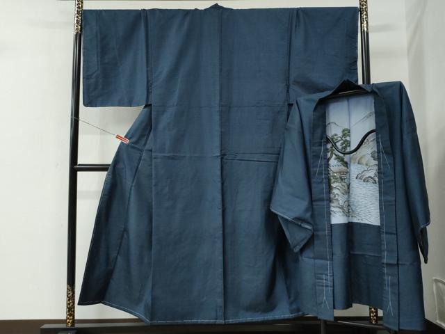 ■■■　サイズ　■■■ 【着物】 身丈 150cm（肩から） 裄丈 71cm 袖丈 49cm　縫込み 3cm 袖幅 36cm 前幅 28.5cm 後幅 32.5cm 着物縫いこみ 内揚げ 1.5cm 裄 お袖側 約1cm　身頃側 約2cm ...