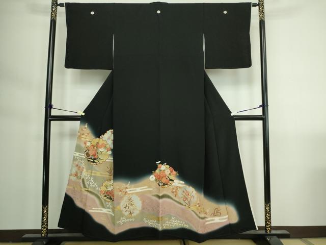 ■■■　サイズ　■■■ 身丈 153.5cm（肩から） 裄丈 62cm 袖丈 42.5cm　縫込み 6cm 袖幅 32.5cm 前幅 24.5cm 後幅 30cm 着物縫いこみ 内揚げ 7cm 裄 お袖側 約0cm　身頃側 約4cm ■■■...