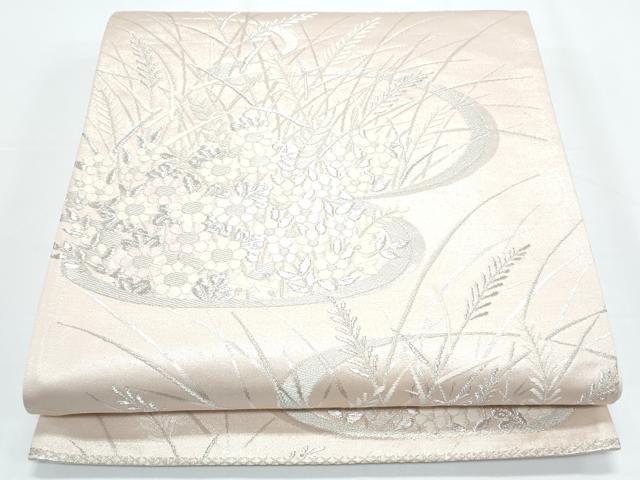 ■■■　サイズ　■■■ 長さ 420cm 幅 30.5cm程 ■■■　商品詳細　■■■ 【正絹・芯なし】 詳細に関しましては、画像をご確認ください。 大変上質な逸品になります。 お安く出品致しますので、是非この機会にいかがでしょうか？ ■■...