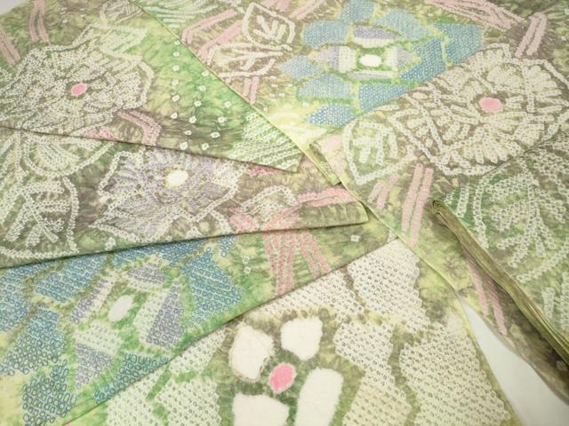 ■■■　サイズ　■■■ 長さ　着尺分あり 幅　　約38.5cm ■■■　商品詳細　■■■ 【綿・未使用】 状態は特に目立ったシミ汚れなどもなく大変良い状態です。 人気の高い“有松鳴海絞り”の浴衣でございます。 “鳴海絞り”ならではの表情を生...