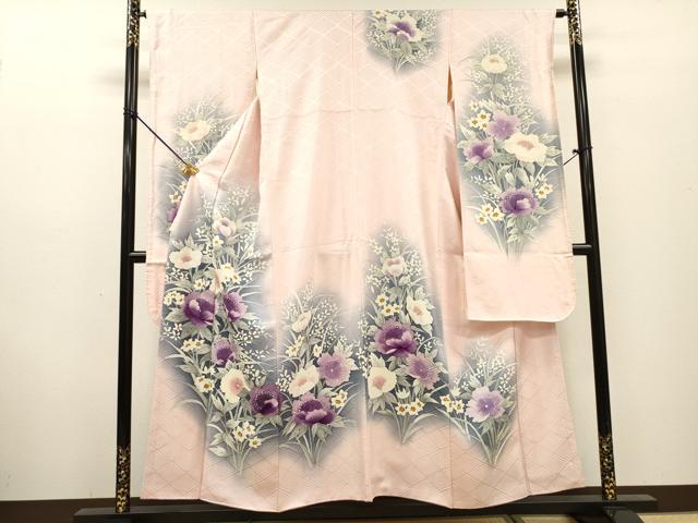 ■■■　サイズ　■■■ 身丈 154cm（肩から） 裄丈 64.5cm 袖丈 100cm　縫込み 3cm 袖幅 33cm 前幅 23cm 後幅 30.5cm 着物縫いこみ 内揚げ 0cm 裄 お袖側 約3cm　身頃側 約3cm ■■■　商品...