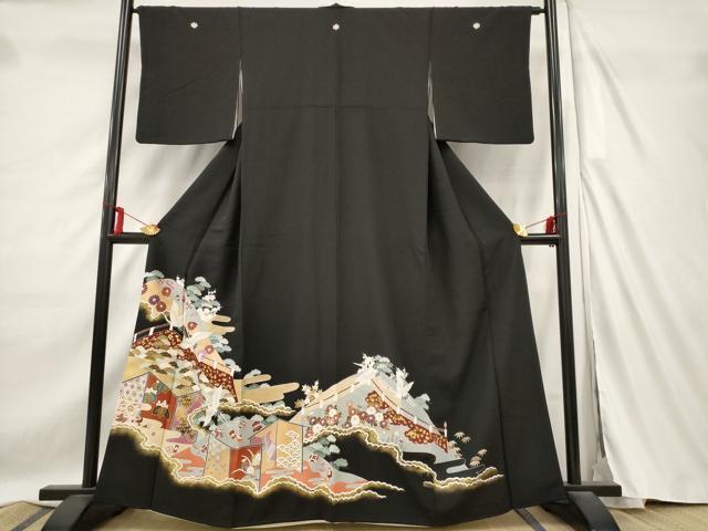 ■■■　サイズ　■■■ 身丈 162cm（肩から） 裄丈 63cm 袖丈 48cm　縫込み 3cm 袖幅 32cm 前幅 23cm 後幅 30cm 着物縫いこみ 内揚げ 5.5cm 裄 お袖側 約3cm　身頃側 約3cm ■■■　商品詳細　...