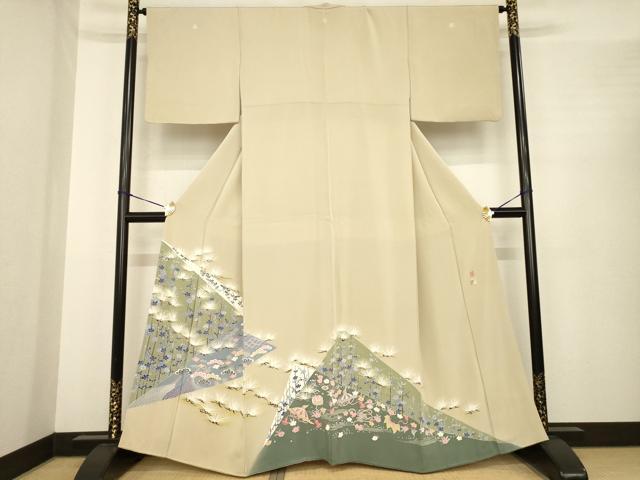 ■■■　サイズ　■■■ 身丈 160cm（肩から） 裄丈 65cm 袖丈 45cm　縫込み 5cm 袖幅 33cm 前幅 26cm 後幅 31cm 着物縫いこみ 内揚げ 6cm 裄 お袖側 約2cm　身頃側 約3cm ■■■　商品詳細　■■...