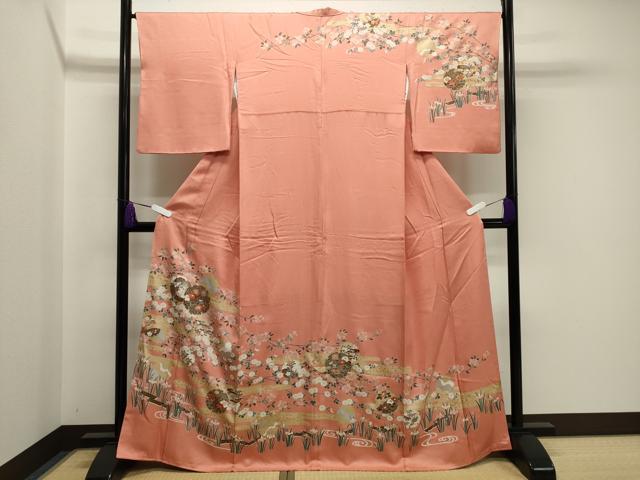 ■■■　サイズ　■■■ 身丈 166cm（肩から） 裄丈 66.5cm 袖丈 52.5cm　縫込み 6cm 袖幅 34cm 前幅 24.5cm 後幅 30cm 着物縫いこみ 内揚げ 5.5cm 裄 お袖側 約2cm　身頃側 約2.5cm ■...