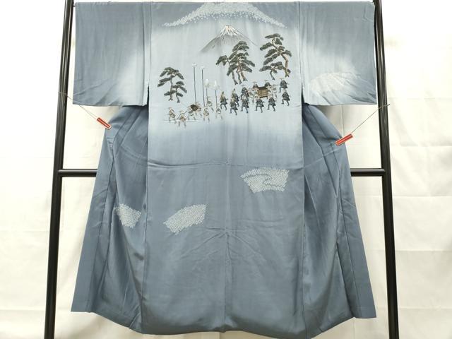 ■■■　サイズ　■■■ 身丈 145cm（肩から） 裄丈 67cm 袖丈 49cm　縫込み 4cm 袖幅 34cm 前幅 28cm 後幅 36cm 着物縫いこみ 内揚げ 0cm 裄 お袖側 約2cm　身頃側 約0cm ■■■　商品詳細　■■...