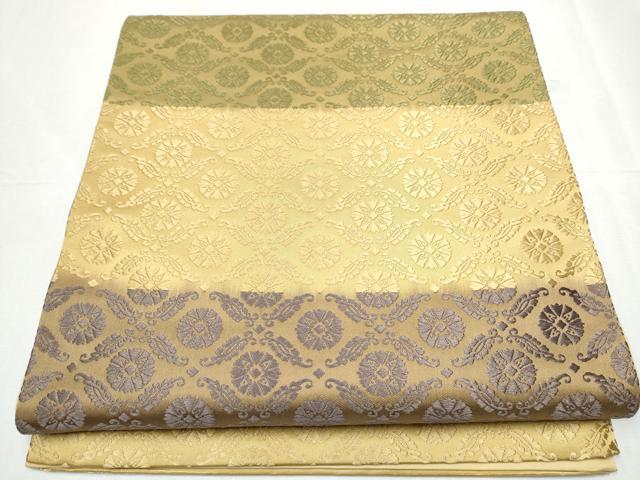 ■■■　サイズ　■■■ 長さ 436cm 幅 31cm程 ■■■　商品詳細　■■■ 【正絹・芯なし】 状態は1.2回程しか締めておらず 特に目立ったシミ汚れなどもなく大変良い状態です。 大変上質な逸品になります。 お安く出品致しますので、是...