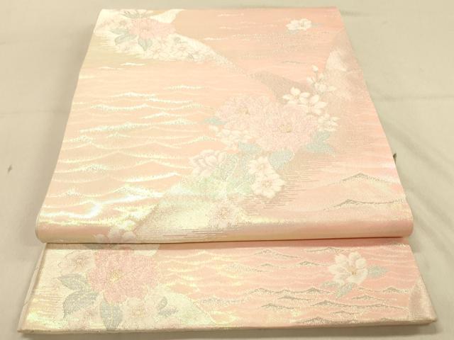 ■■■　サイズ　■■■ 長さ 444cm 幅 31cm程 ■■■　商品詳細　■■■ 【正絹】 詳細に関しましては、画像をご確認ください。 大変上質な逸品になります。 お安く出品致しますので、是非この機会にいかがでしょうか？ ※二種類の太鼓を...