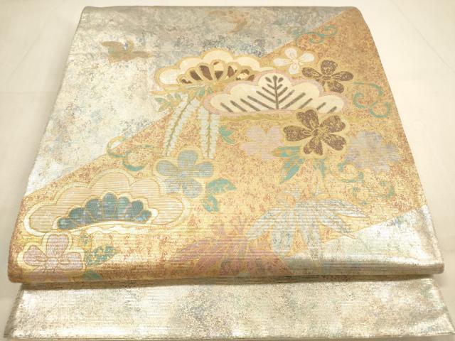 ■■■　サイズ　■■■ 長さ 436cm 幅 31cm程 ■■■　商品詳細　■■■ 【正絹】 詳細に関しましては、画像をご確認ください。 大変上質な逸品になります。 お安く出品致しますので、是非この機会にいかがでしょうか？ ■■■　注意事項...