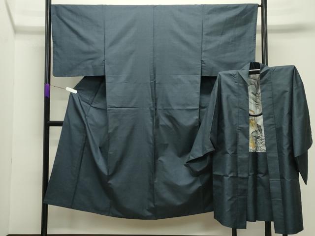 ■■■　サイズ　■■■ 【着物】 身丈 140.5cm（肩から） 裄丈 67cm 袖丈 49cm　縫込み 5cm 袖幅 34cm 前幅 26cm 後幅 30.5cm 着物縫いこみ 内揚げ 8.5cm 裄 お袖側 約3.5cm　身頃側 約3c...