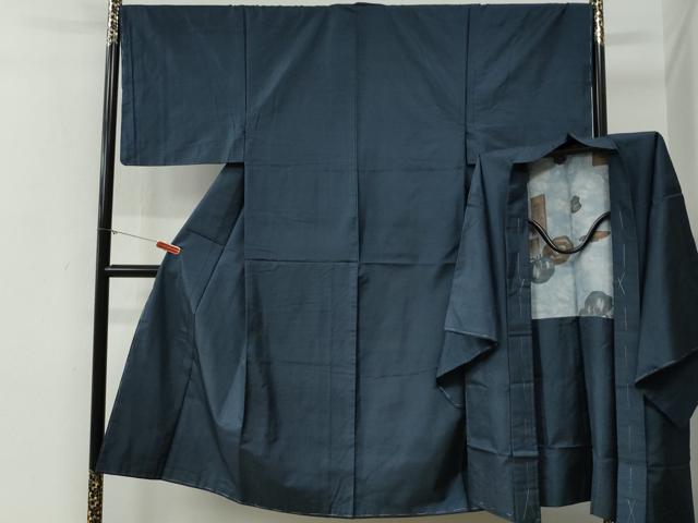 ■■■　サイズ　■■■ 【着物】 身丈 144cm（肩から） 裄丈 69.5cm 袖丈 48cm　縫込み 2cm 袖幅 36cm 前幅 26.5cm 後幅 31cm 着物縫いこみ 内揚げ 4cm 裄 お袖側 約1cm　身頃側 約2cm 【羽...