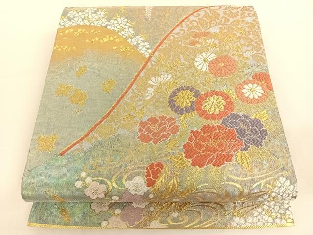 ■■■　サイズ　■■■ 長さ 430cm 幅 30.5cm程 ■■■　商品詳細　■■■ 【正絹】 詳細に関しましては、画像をご確認ください。 大変上質な逸品になります。 お安く出品致しますので、是非この機会にいかがでしょうか？ ※汚れ等に関...