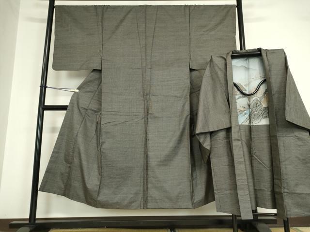 ■■■　サイズ　■■■ 【着物】 身丈 142cm（肩から） 裄丈 68cm 袖丈 53cm　縫込み 4cm 袖幅 34cm 前幅 26cm 後幅 30cm 着物縫いこみ 内揚げ 10cm 裄 お袖側 約0cm　身頃側 約0cm 【羽織】 ...