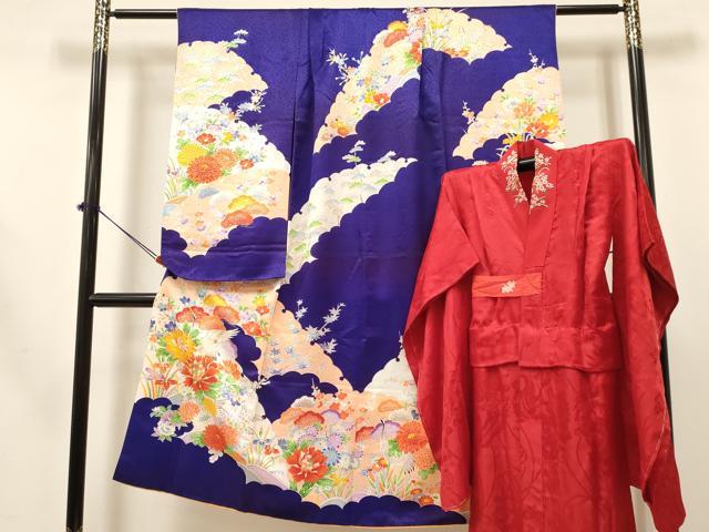 ■■■　サイズ　■■■ 【祝着】 身丈 130.5cm（肩から） 裄丈 50cm（肩上げ　4cm） 袖丈 72.5cm　縫込み 2.5cm 袖幅 33cm 前幅 18.5cm 後幅 25.5cm 着物縫いこみ 内揚げ 0cm （腰上げ　0c...