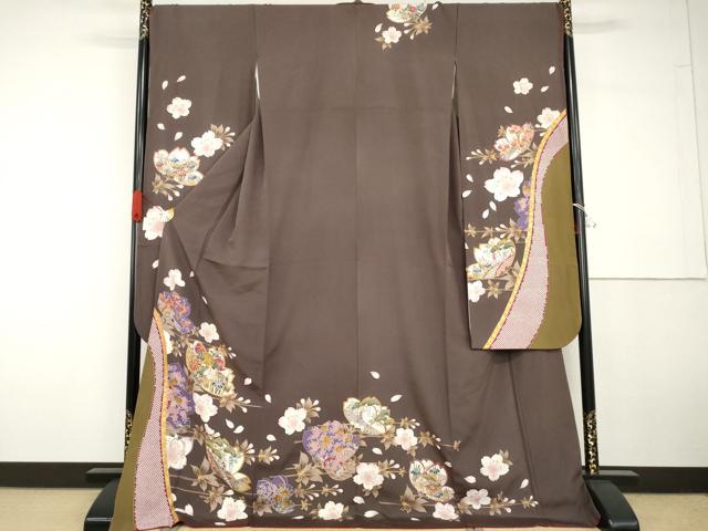 ■■■　サイズ　■■■ 身丈 173.5cm（肩から） 裄丈 70cm 袖丈 114cm　縫込み 6.5cm 袖幅 35.5cm 前幅 24cm 後幅 30.5cm 着物縫いこみ 内揚げ 0cm 裄 お袖側 約0cm　身頃側 約0cm ■■...