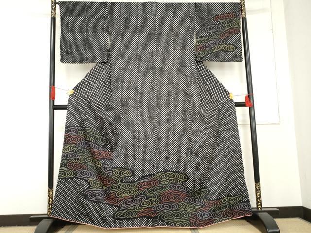 ■■■　サイズ　■■■ 身丈 161cm（肩から） 裄丈 67.5cm 袖丈 48cm　縫込み 0cm 袖幅 34.5cm 前幅 23.5cm 後幅 29.5cm 着物縫いこみ 内揚げ 0cm 裄 お袖側 約0cm　身頃側 約1.5cm ■...