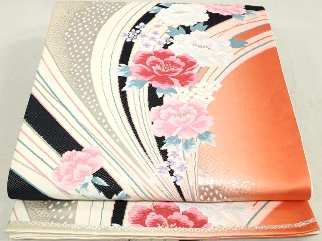 ■■■　サイズ　■■■ 長さ 428cm 幅 31cm程 ■■■　商品詳細　■■■ 【正絹・関西仕立て】 詳細に関しましては、画像をご確認ください。 大変上質な逸品になります。 お安く出品致しますので、是非この機会にいかがでしょうか？ ■■...