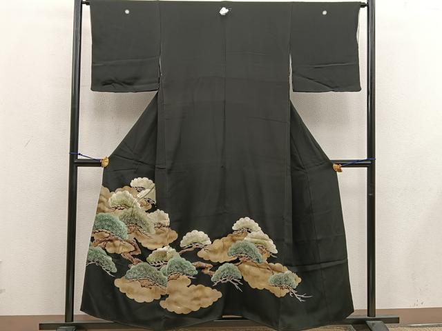 ■■■　サイズ　■■■ 身丈 155.5cm（肩から） 裄丈 63cm 袖丈 44.5cm　縫込み 5cm 袖幅 32cm 前幅 25cm 後幅 31cm 着物縫いこみ 内揚げ 8.5cm 裄 お袖側 約1.5cm　身頃側 約2cm ■■■...