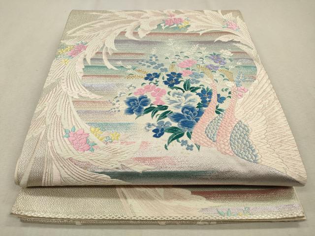 ■■■　サイズ　■■■ 長さ 424cm 幅 30.5cm程 ■■■　商品詳細　■■■ 【正絹・芯なし・関西仕立て】 詳細に関しましては、画像をご確認ください。 大変上質な逸品になります。 お安く出品致しますので、是非この機会にいかがでしょ...