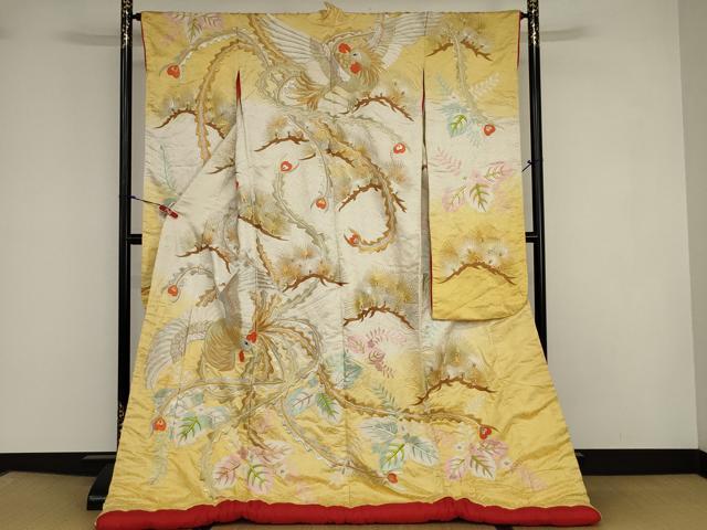 ■■■　サイズ　■■■ 身丈 182cm（肩から） 裄丈 64.5cm 袖丈 105cm　縫込み 3cm 袖幅 32cm 前幅 24.5cm 後幅 30cm 着物縫いこみ 内揚げ 0cm 裄 お袖側 約1cm　身頃側 約1cm ■■■　商品...