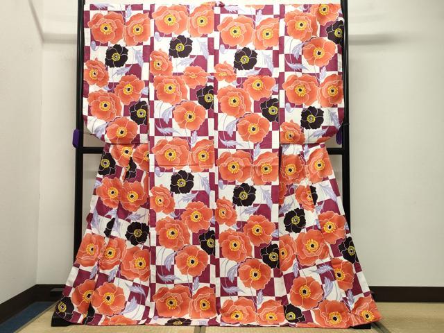 ■■■　サイズ　■■■ 身丈 175cm（肩から） 裄丈 70cm 袖丈 74.5cm　縫込み 1cm 袖幅 35.5cm 前幅 30cm 後幅 34cm 着物縫いこみ 内揚げ 0cm 裄 お袖側 約1cm　身頃側 約1.5cm ■■■　商...