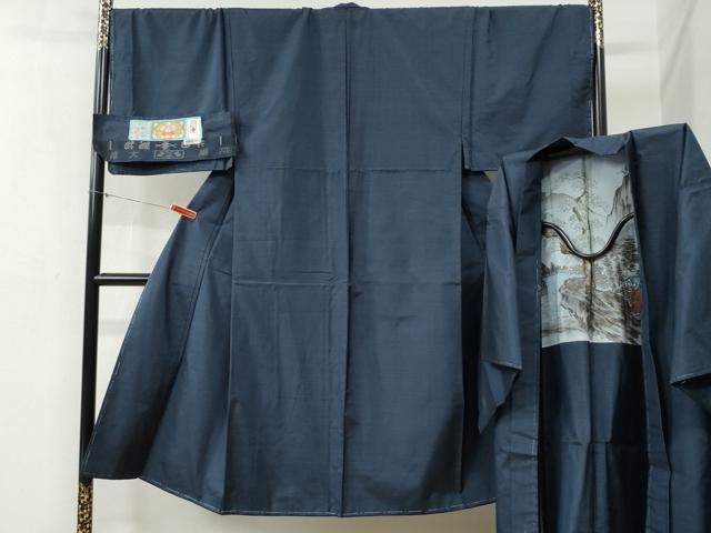 ■■■　サイズ　■■■ 【着物】 身丈 141cm（肩から） 裄丈 71.5cm 袖丈 48cm　縫込み 3cm 袖幅 37cm 前幅 29cm 後幅 33cm 着物縫いこみ 内揚げ 5cm 裄 お袖側 約1cm　身頃側 約3cm 【羽織】...