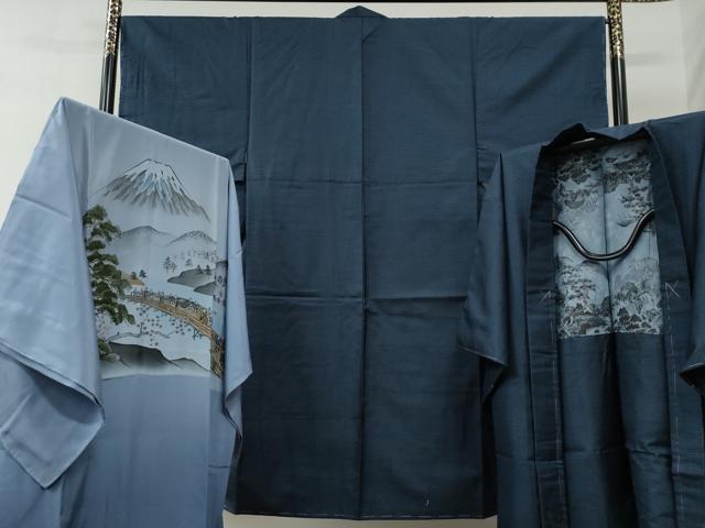 ■■■　サイズ　■■■ 【着物】 身丈 134cm（肩から） 裄丈 67cm 袖丈 49cm　縫込み 4cm 袖幅 35cm 前幅 25cm 後幅 31cm 着物縫いこみ 内揚げ 8cm 裄 お袖側 約2cm　身頃側 約4cm 【羽織】 身...