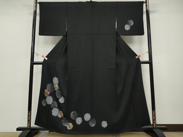 ■■■　サイズ　■■■ 身丈 158cm（肩から） 裄丈 65cm 袖丈 46cm　縫込み 7cm 袖幅 33cm 前幅 22.5cm 後幅 28.5cm 着物縫いこみ 内揚げ 7cm 裄 お袖側 約2cm　身頃側 約1cm ■■■　商品詳...