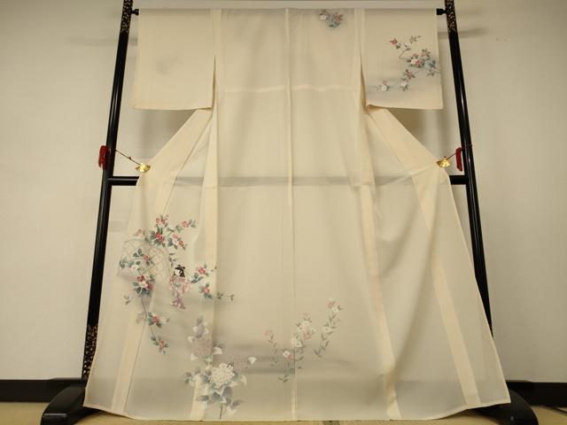 ■■■　サイズ　■■■ 身丈 168cm（肩から） 裄丈 64cm 袖丈 49cm　縫込み 5cm 袖幅 33cm 前幅 27cm 後幅 31cm 着物縫いこみ 内揚げ 0cm 裄 お袖側 約2cm　身頃側 約2cm ■■■　商品詳細　■■...