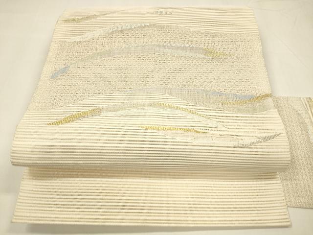 ■■■　サイズ　■■■ 長さ 371.5cm 幅 30.5cm程 ■■■　商品詳細　■■■ 【正絹・名古屋仕立て】 状態は締めてはおりますが 特に目立ったシミ汚れなどもなく大変良い状態です。 大変上質な逸品になります。 お安く出品致しますの...
