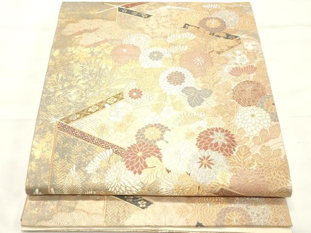 ■■■　サイズ　■■■ 長さ 428cm 幅 31cm程 ■■■　商品詳細　■■■ 【正絹・芯なし】 詳細に関しましては、画像をご確認ください。 大変上質な逸品になります。 お安く出品致しますので、是非この機会にいかがでしょうか？ ■■■　...