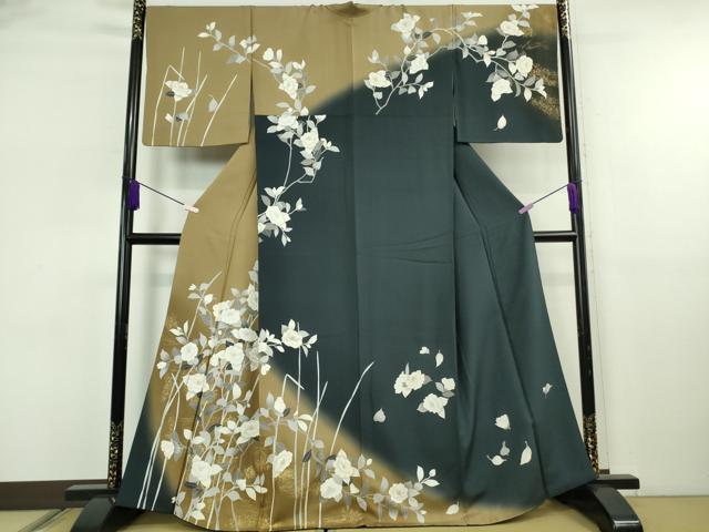 ■■■　サイズ　■■■ 身丈 164.5cm（肩から） 裄丈 68.5cm 袖丈 48cm　 縫込み 6cm 袖幅 34.5cm 前幅 26.5cm 後幅 30.5cm 着物縫いこみ 内揚げ 8cm 裄 お袖側 約 2cm　身頃側 約 1c...