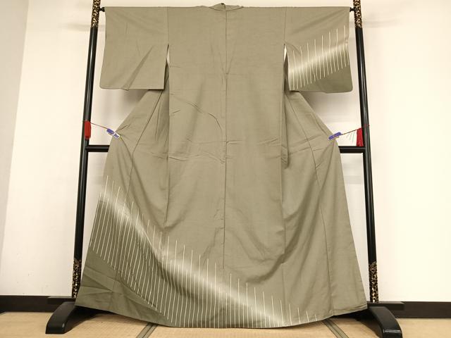 ■■■　サイズ　■■■ 身丈 163.5cm（肩から） 裄丈 65cm 袖丈 48.5cm　縫込み 2cm 袖幅 34cm 前幅 24cm 後幅 29.5cm 着物縫いこみ 内揚げ 7.5cm 裄 お袖側 約3cm　身頃側 約3cm ■■■...