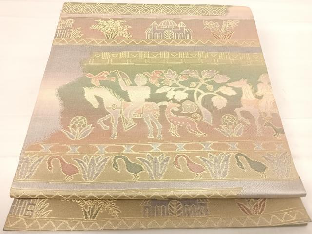 ■■■　サイズ　■■■ 長さ 416cm 幅 31cm程 ■■■　商品詳細　■■■ 【正絹】 詳細に関しましては、画像をご確認ください。 大変上質な逸品になります。 お安く出品致しますので、是非この機会にいかがでしょうか？ ■■■　注意事項...