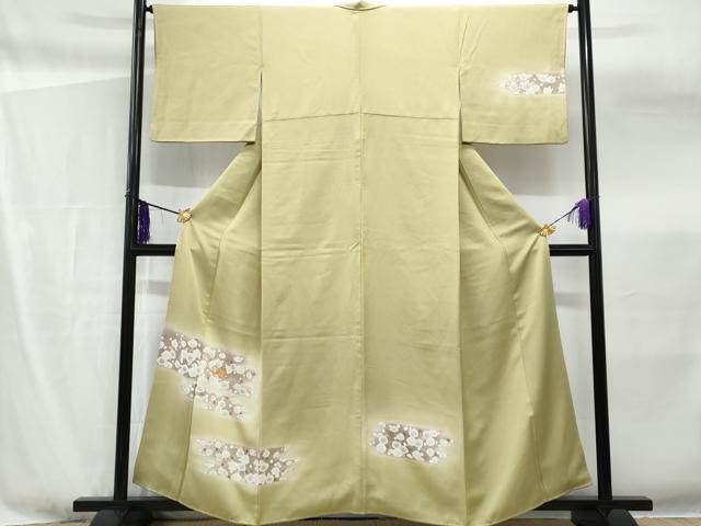 ■■■　サイズ　■■■ 身丈 157cm（肩から） 裄丈 65.5cm 袖丈 44.5cm　縫込み 4.5cm 袖幅 33.5cm 前幅 24.5cm 後幅 30.5cm 着物縫いこみ 内揚げ 8cm 裄 お袖側 約1cm　身頃側 約3.5...
