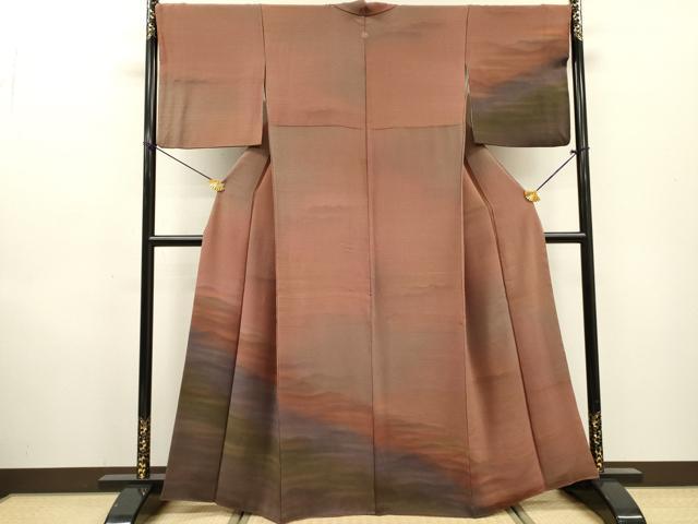 ■■■　サイズ　■■■ 身丈 162cm（肩から） 裄丈 67cm 袖丈 47cm　縫込み 5cm 袖幅 33.5cm 前幅 25cm 後幅 29.5cm 着物縫いこみ 内揚げ 6.5cm 裄 お袖側 約2cm　身頃側 約1cm ■■■　商...