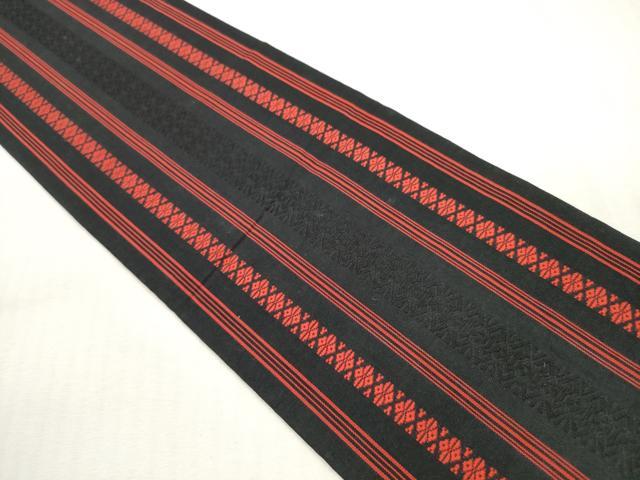 ■■■　サイズ　■■■ 長さ 352cm 幅 14.5cm程 ■■■　商品詳細　■■■ 【正絹】 詳細に関しましては、画像をご確認ください。 本場筑前博多織は、 福岡県福岡市博多区やその周辺で生産される絹織物です。 仏具のひとつである独鈷、...