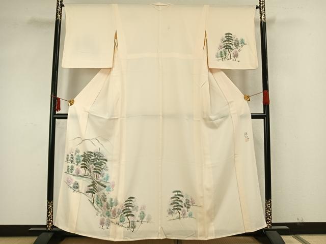 ■■■　サイズ　■■■ 身丈 159cm（肩から） 裄丈 66cm 袖丈 47cm　縫込み 4cm 袖幅 33.5cm 前幅 26cm 後幅 30cm 着物縫いこみ 内揚げ 0cm 裄 お袖側 約1.5cm　身頃側 約2.5cm ■■■　商...