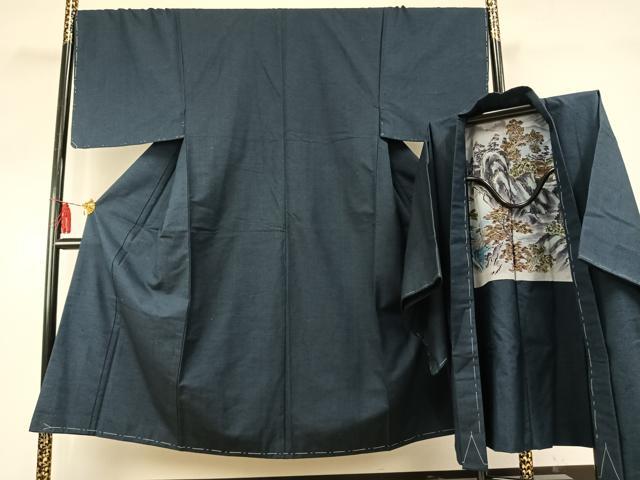 ■■■　サイズ　■■■ 【着物】 身丈 145cm（肩から） 裄丈 70cm 袖丈 49.5cm　縫込み 3cm 袖幅 36cm 前幅 27cm 後幅 32cm 着物縫いこみ 内揚げ 5cm 裄 お袖側 約3cm　身頃側 約4cm 【羽織】...