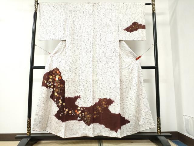 ■■■　サイズ　■■■ 身丈 153cm（肩から） 裄丈 64cm 袖丈 48cm　縫込み 6cm 袖幅 33cm 前幅 27cm 後幅 31cm 着物縫いこみ 内揚げ 7cm 裄 お袖側 約3cm　身頃側 約4cm ■■■　商品詳細　■■...