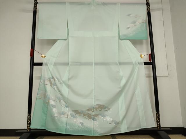 ■■■　サイズ　■■■ 身丈 159cm（肩から） 裄丈 65cm 袖丈 49cm　縫込み 4cm 袖幅 34cm 前幅 23.5cm 後幅 29.5cm 着物縫いこみ 内揚げ 4.5cm 裄 お袖側 約1cm　身頃側 約2.5cm ■■■...